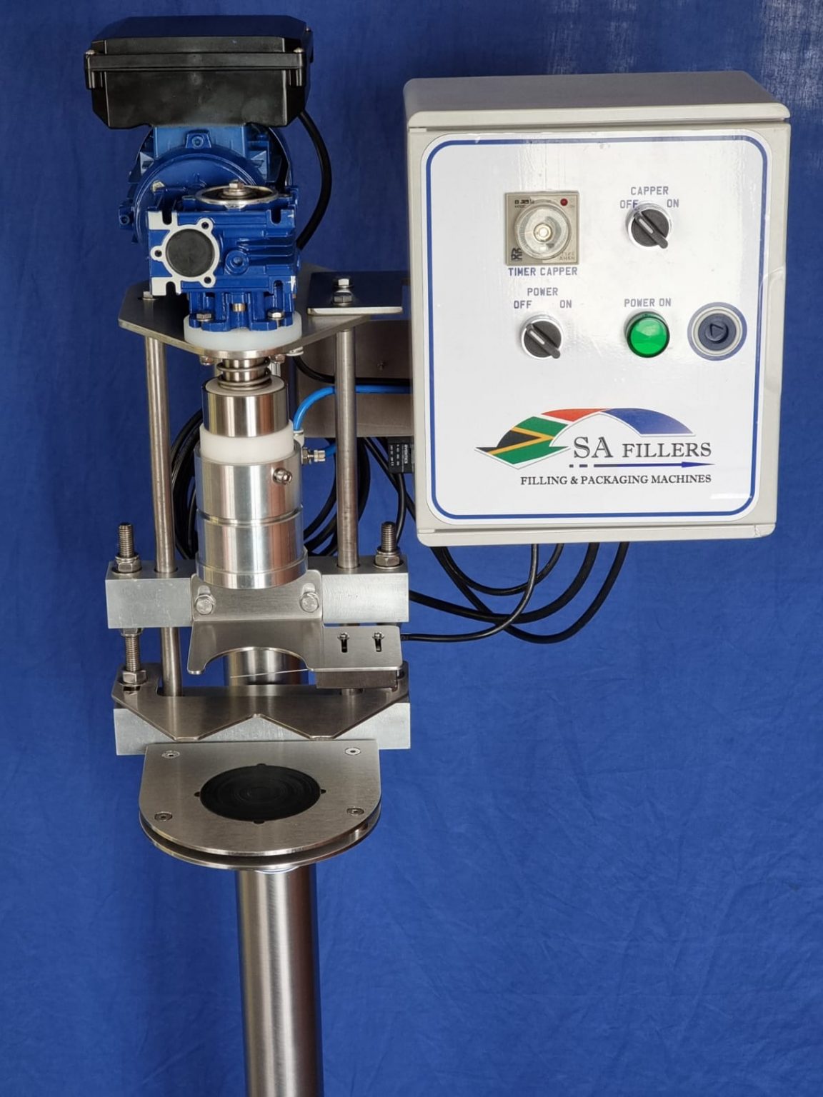 Single Head Motorized Screw Capper - SA Fillers